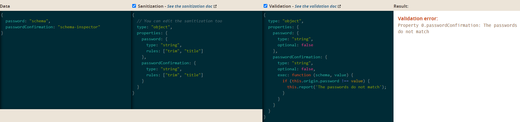 Request: Add either access to all values or ability to set error property · Issue #64 · schema ...