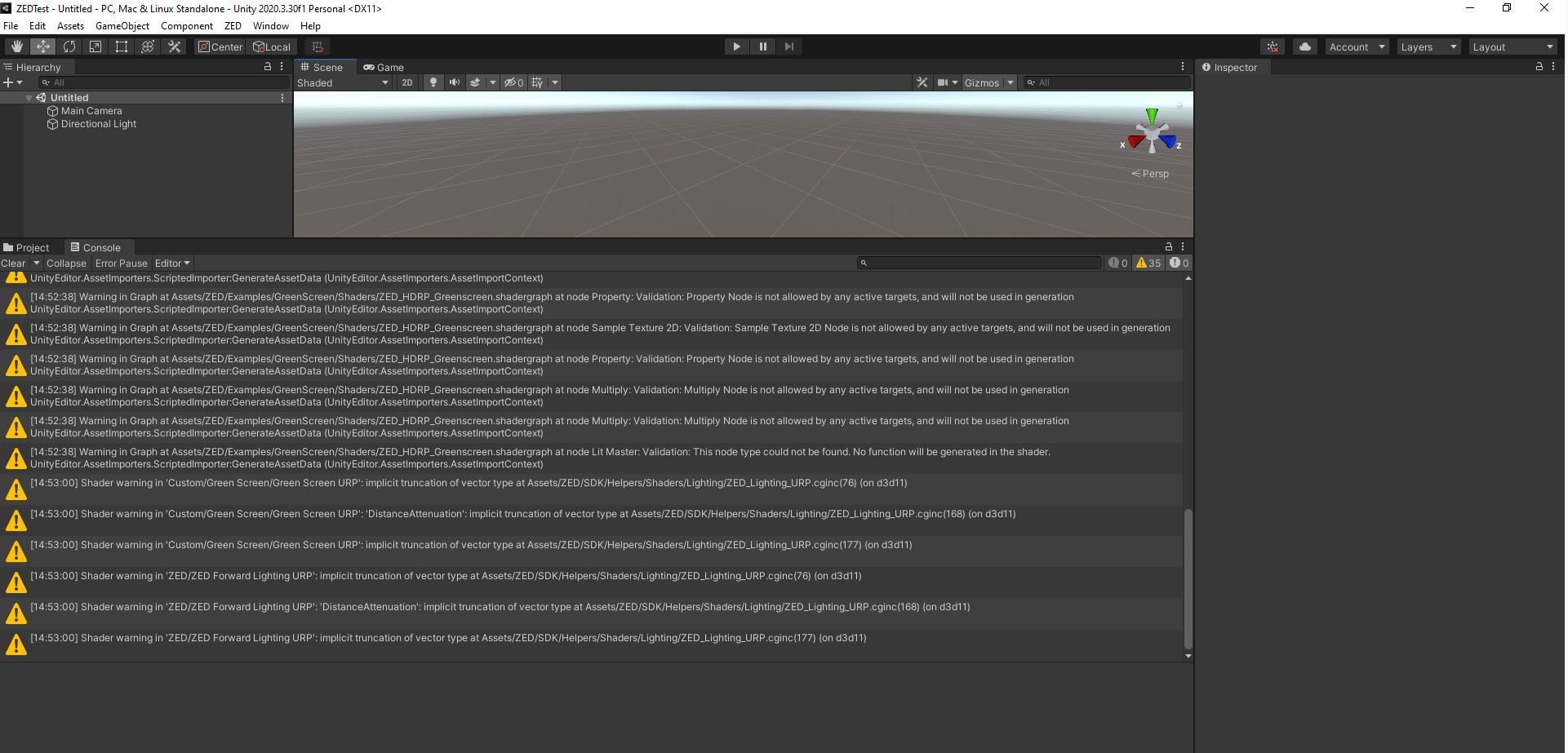 Keep Receiving Error Cant Set Zedfactoraffectreal Value For Rendering Path Vertexlit Only 2945