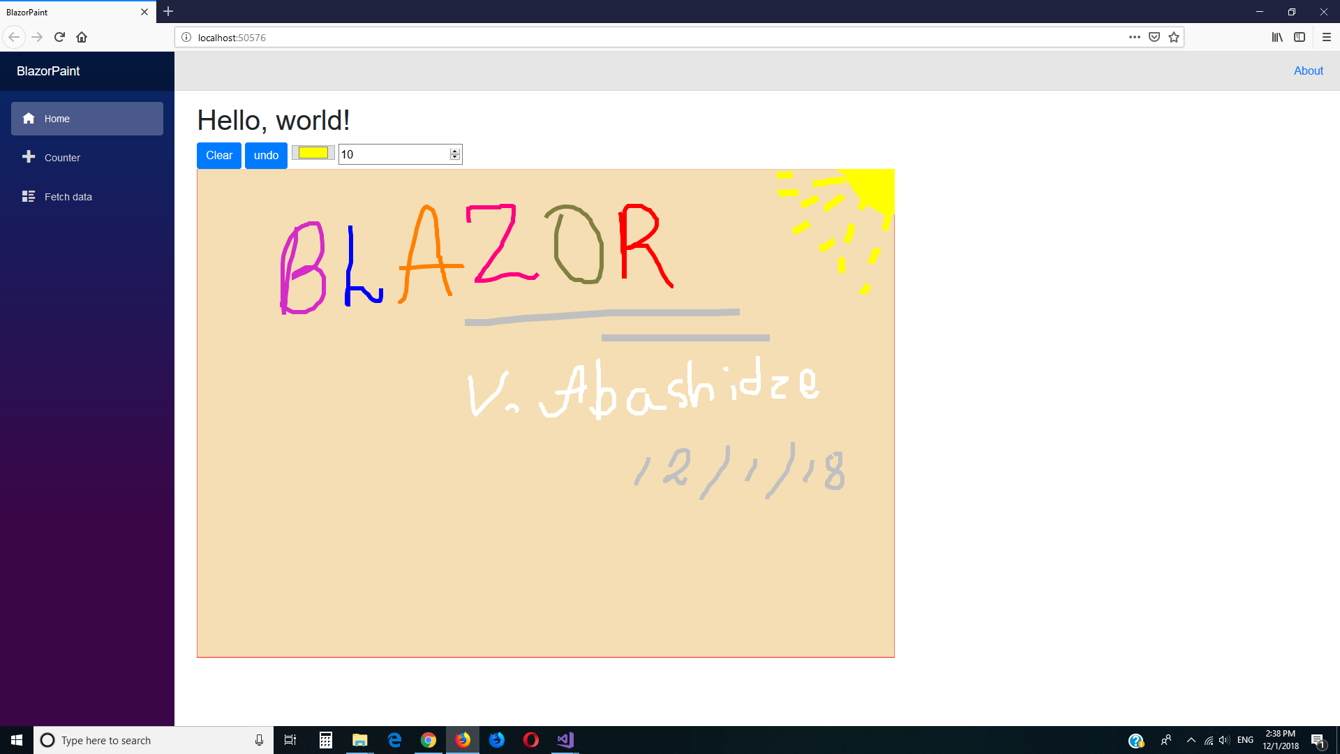 Add new sample (Blazor Paint) · Issue #329 · aspnet/Blazor.Docs · GitHub