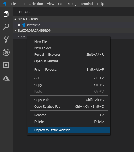 When uploading blob .wasm files content type set to application/wasm rather then application ...