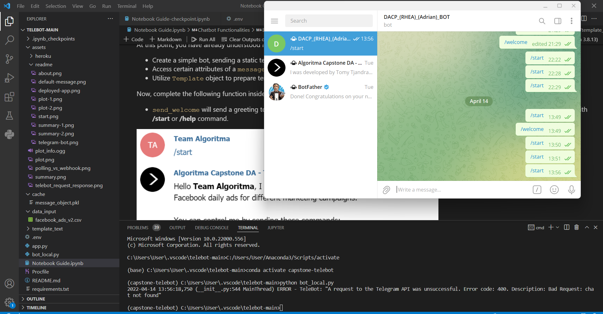 Capstone-Project-Telebot · teamalgoritma community · Discussion #47 · GitHub