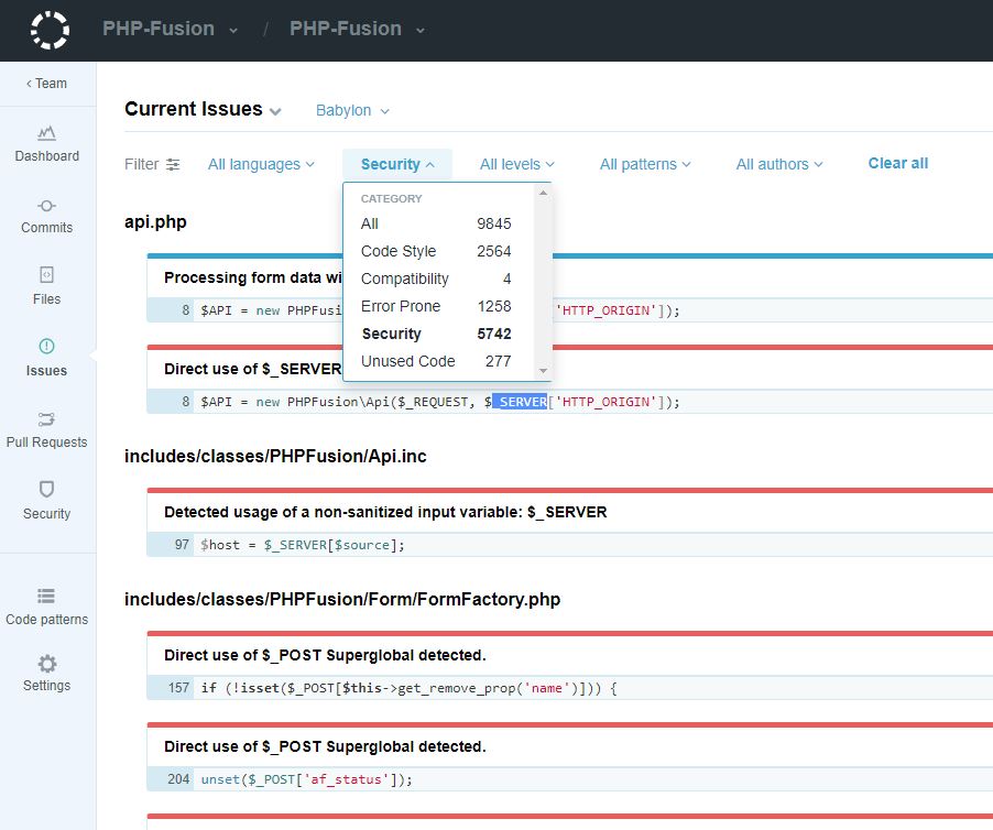Remove all $_POST , $_GET , $_SERVER, $_REQUEST · Issue #2210 · PHPFusion/PHPFusion · GitHub