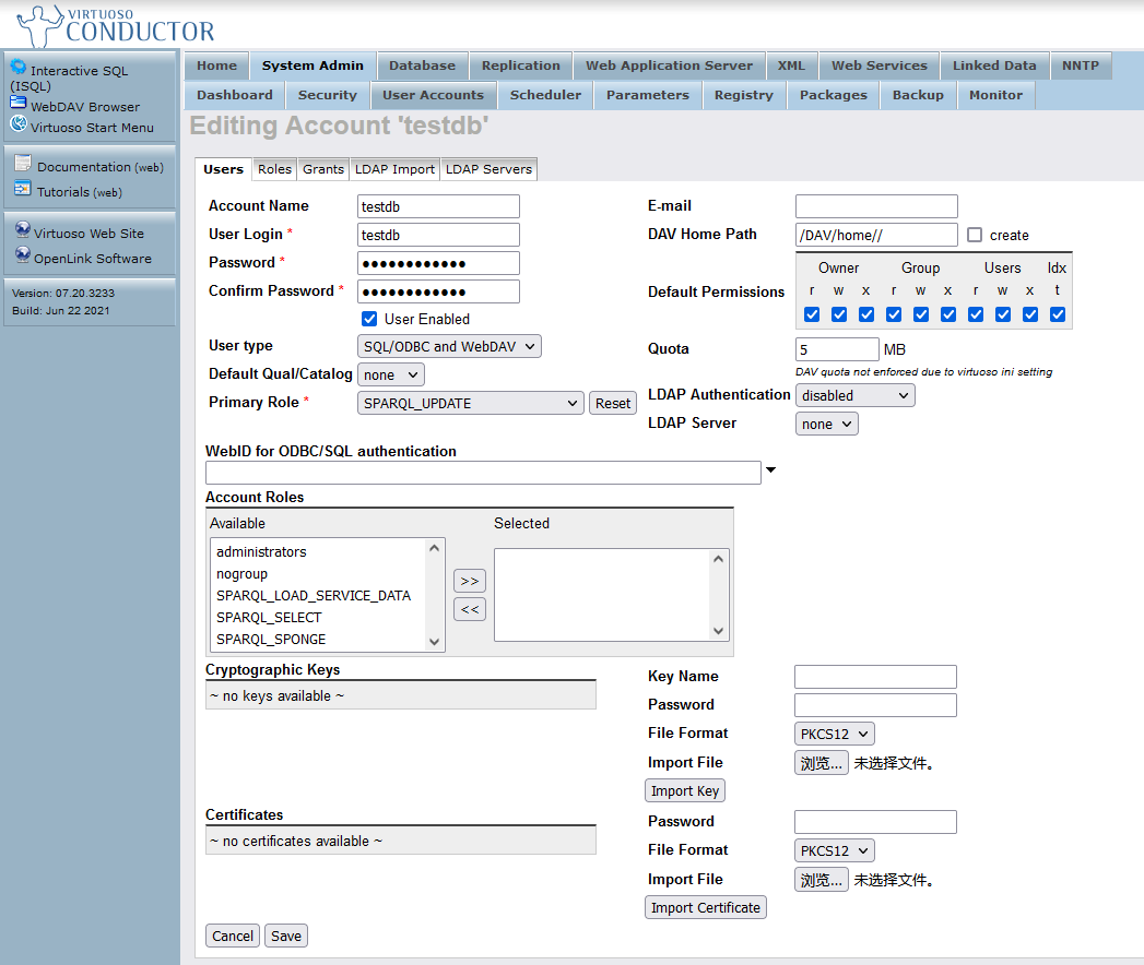 Is there any way to insert data into Virtuoso in real time, preferably Java or HTTP ? · Issue ...