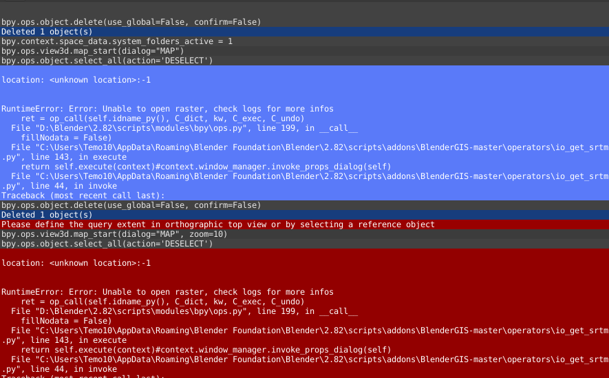 Get SRTM unable to open raster error · Issue #301 · domlysz/BlenderGIS · GitHub