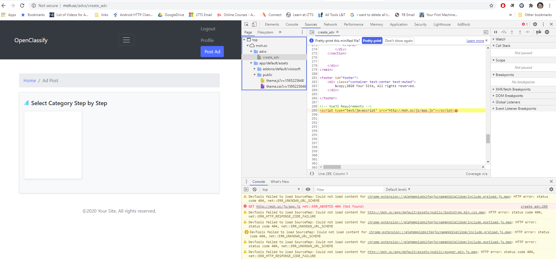 Openclassify app.js error · Issue #616 · openclassify/openclassify · GitHub