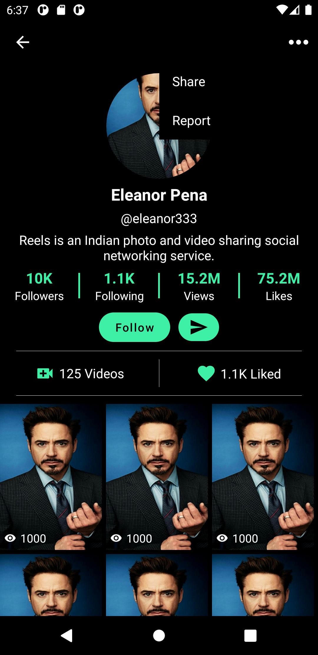 GitHub - thangadurai-selvaraj1/Reels-Clone-UI-Android