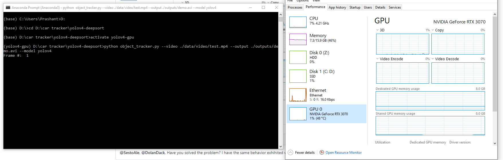 Performance issue with 3070 · Issue #44936 · tensorflow/tensorflow · GitHub