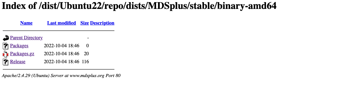 Missing binaries for ubuntu 22? · Issue #2511 · MDSplus/mdsplus · GitHub