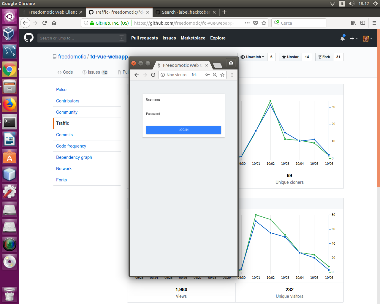 Add a better login form for mobile · Issue #181 · freedomotic/fd-vue-webapp · GitHub