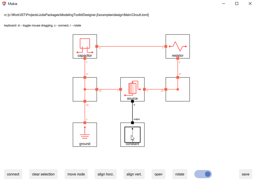 GitHub - bradcarman/ModelingToolkitDesigner.jl: A helper tool for visualizing and editing a ...