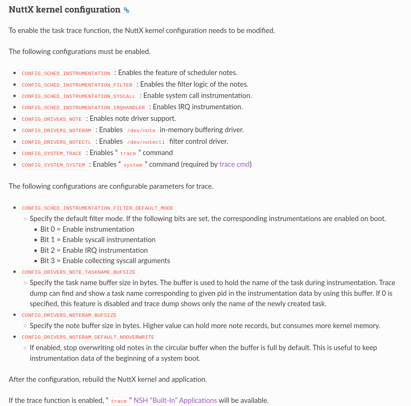 Trace Not Working On Rv Virt Knsh64 · Issue 9273 · Apache Nuttx · Github