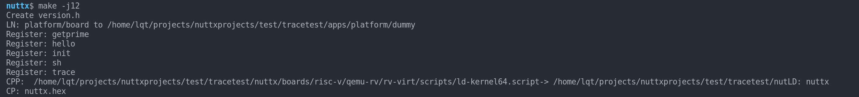 Trace Not Working On Rv Virt Knsh64 · Issue 9273 · Apache Nuttx · Github