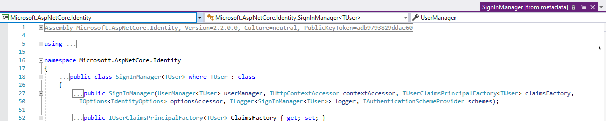 Signinmanager Missingmethodexception · Issue 21164 · Dotnetaspnetcore · Github 6629