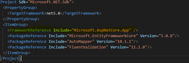 FrameworkReference · Issue #207 · fernandoescolar/vscode-solution-explorer · GitHub