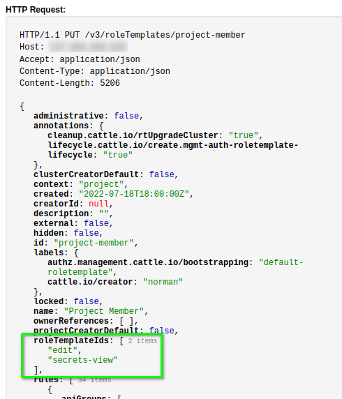 Roles cannot be updated to inherit or grant resources · Issue #6212 · rancher/dashboard · GitHub