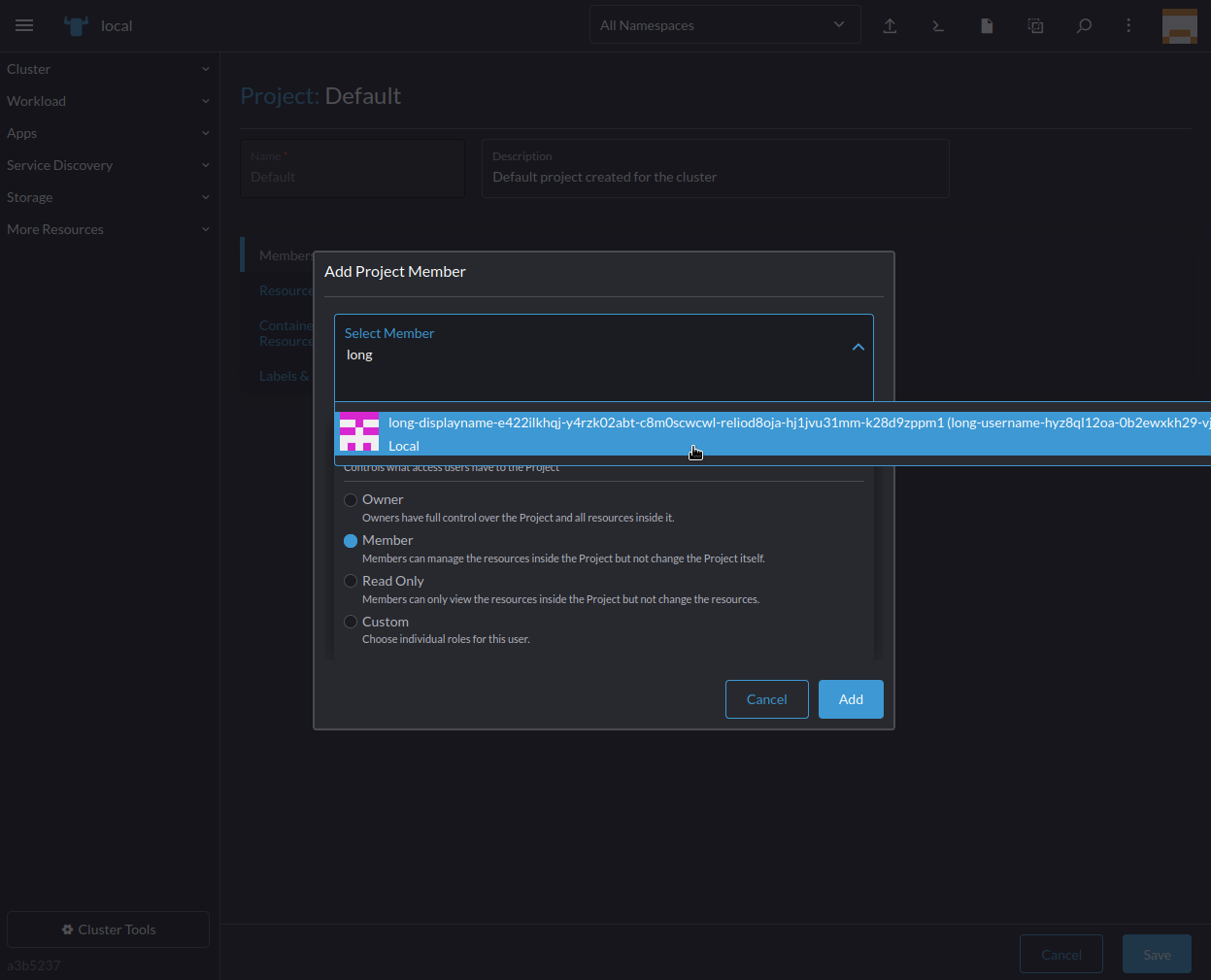 Long user/display names will overflow the SelectPrincipal container · Issue #6925 · rancher ...