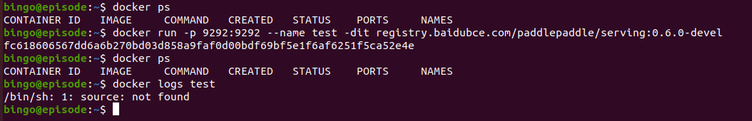 docker启动serving失败 · Issue #1406 · PaddlePaddle/Serving · GitHub