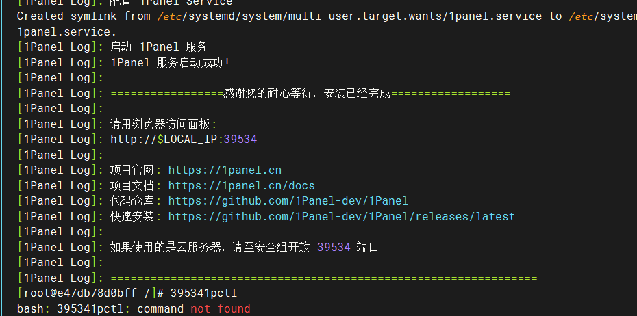 [BUG]Windows docker下 安装1panel 无法生成账号密码，而且不能修改端口号 · Issue #394 · 1Panel-dev/1Panel · GitHub