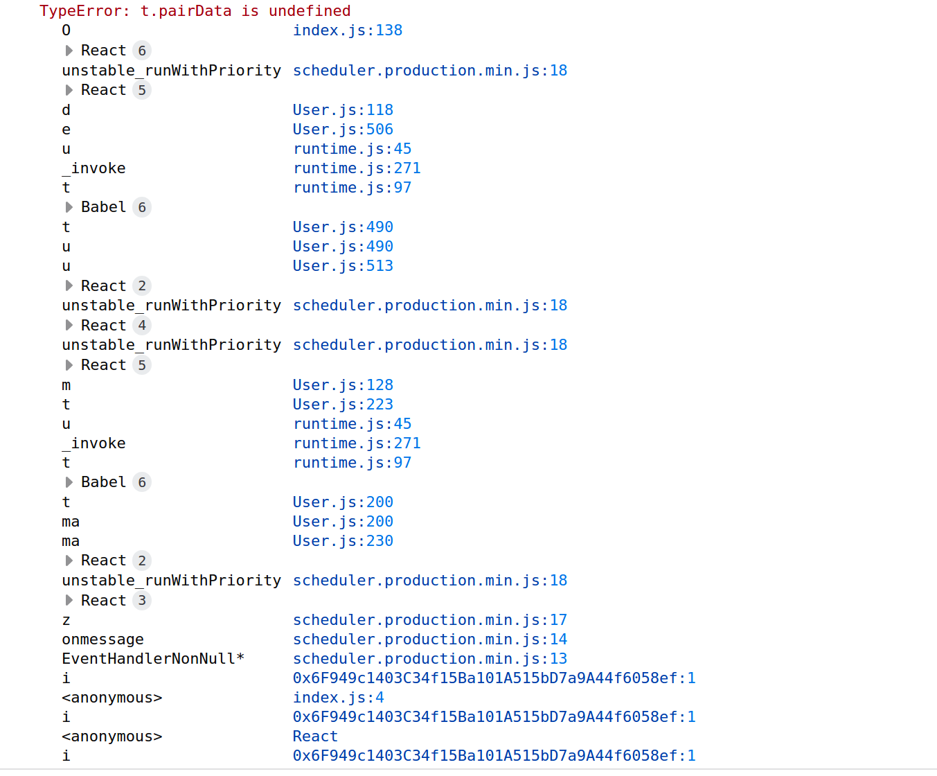 Account Analytics Page Throws A Typeerror And Crashes The Page Tpairdata Error · Issue 321 7281