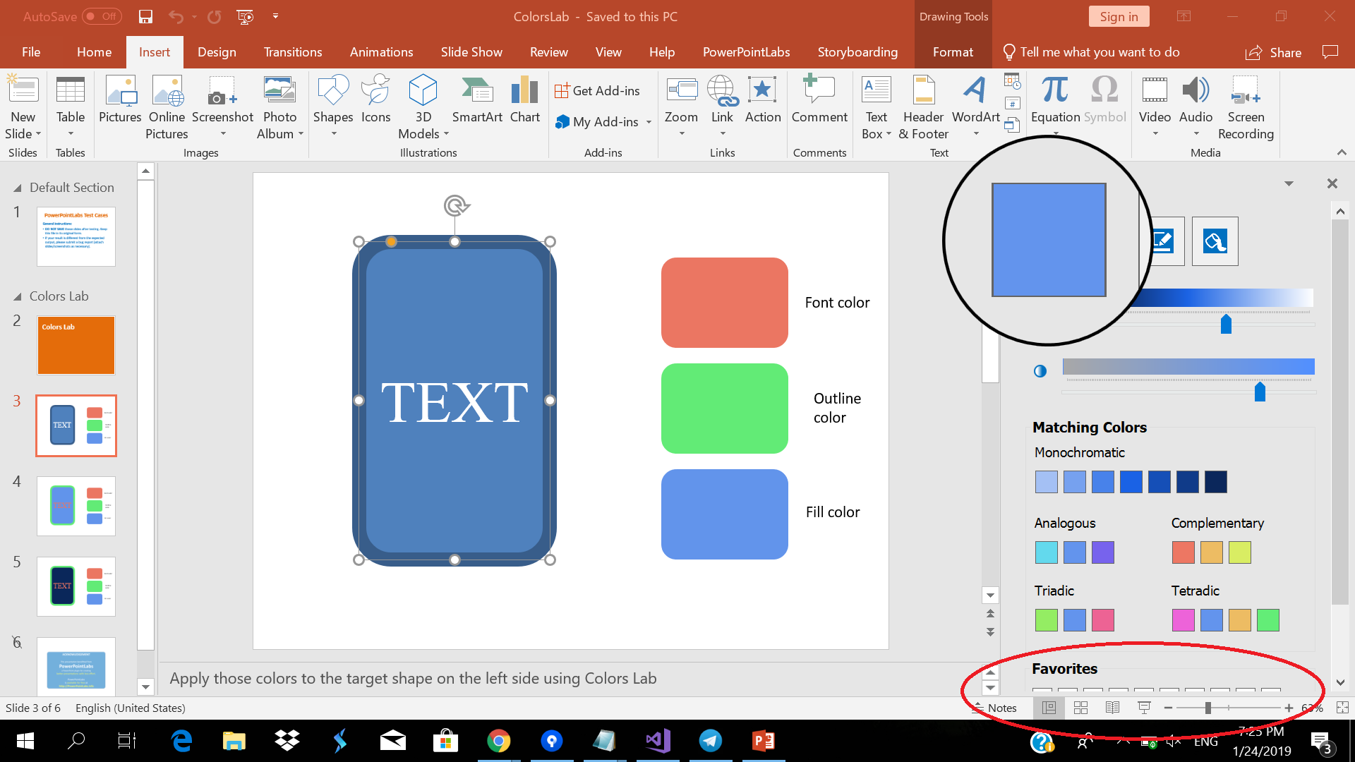 ColorsLab FT does not work correctly · Issue #1744 · PowerPointLabs/PowerPointLabs · GitHub