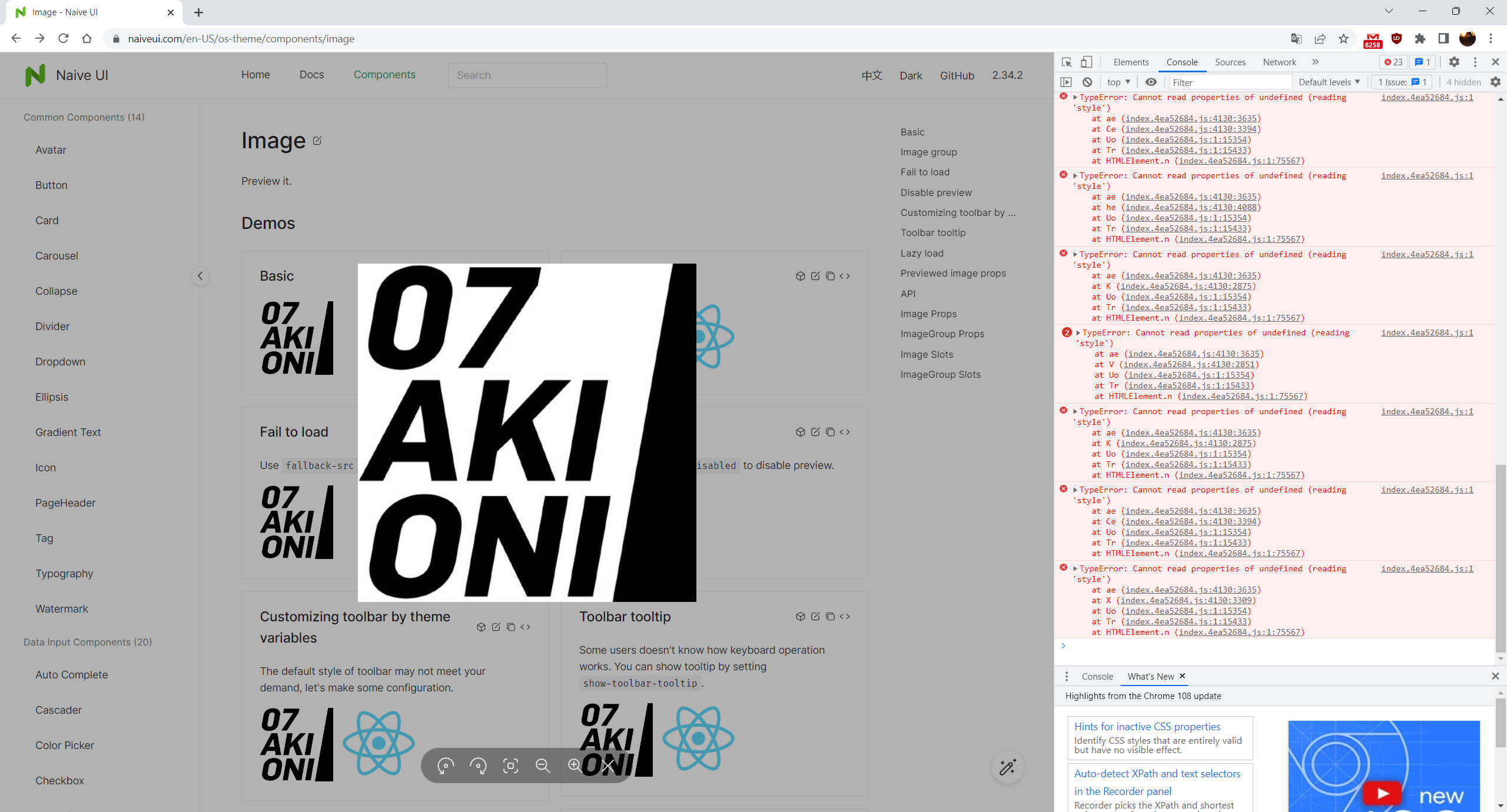 Image Preview Buttons Do Not Work · Issue 4144 · Tusen Ai Naive Ui · Github