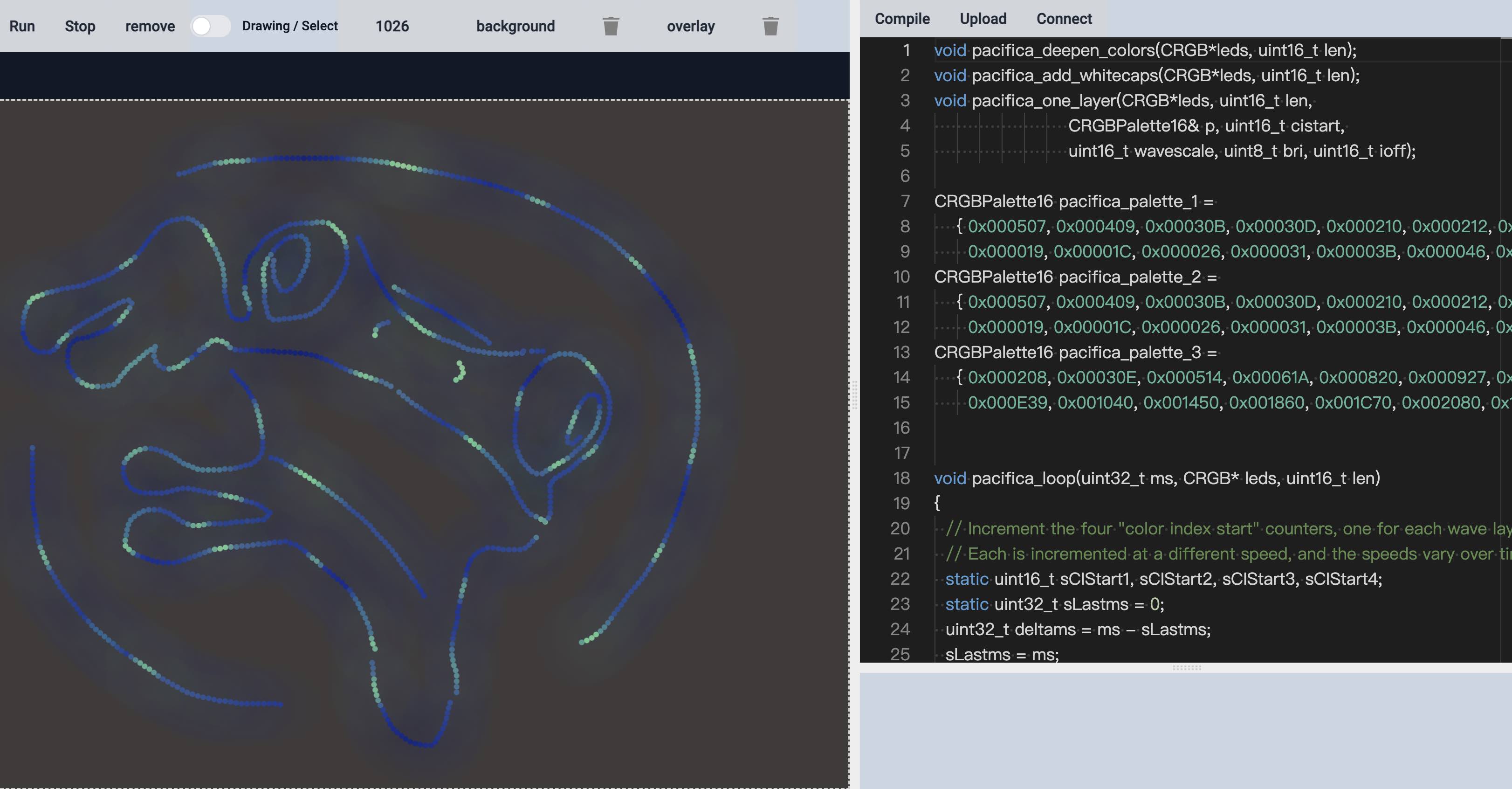 GitHub - frogneon/fastled-example-wasm: FastLED examples for Web assembly running on browser