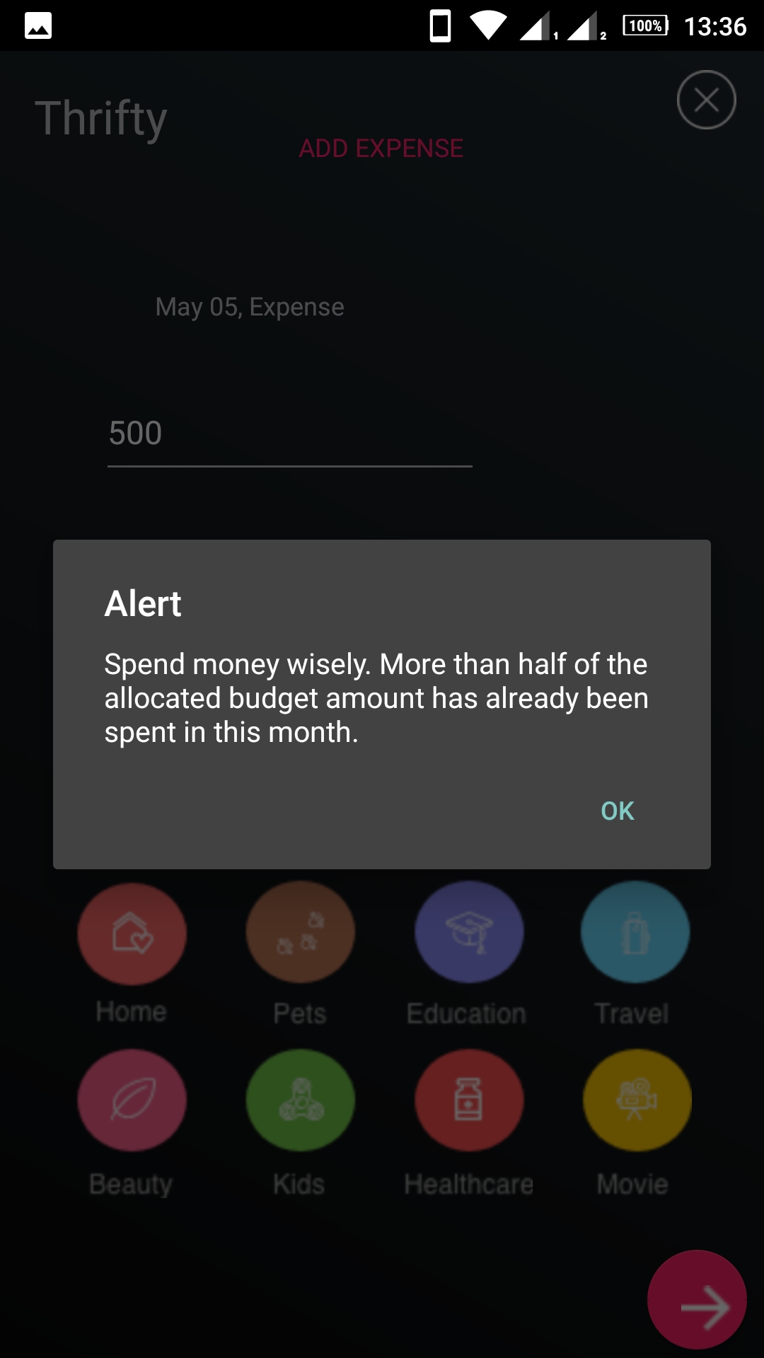 GitHub - preethi-sv/Thrifty-app: Thrifty | Personal Expense Tracker App