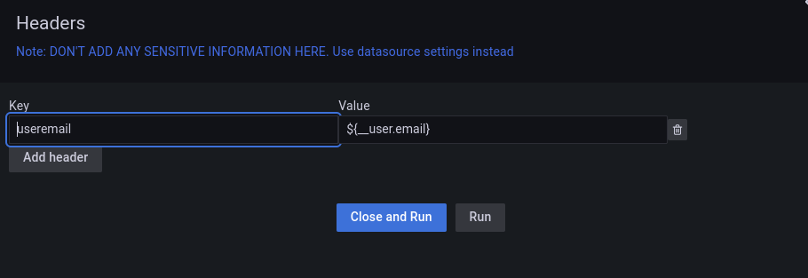 Datasource config custom http header does not support global variable as value ? · grafana ...