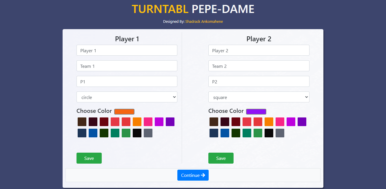 GitHub - Ankomahene/pepe-dame: PEPE DAME