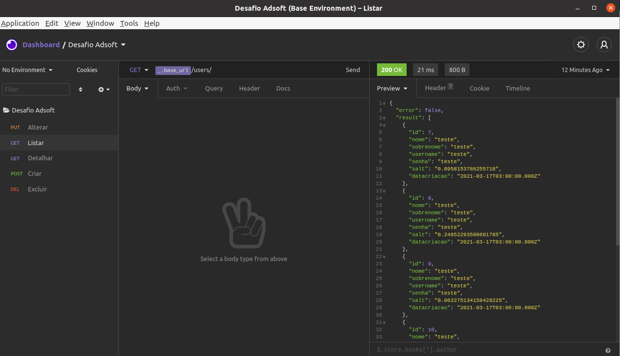 GitHub - diasisac/desafio-adsoft