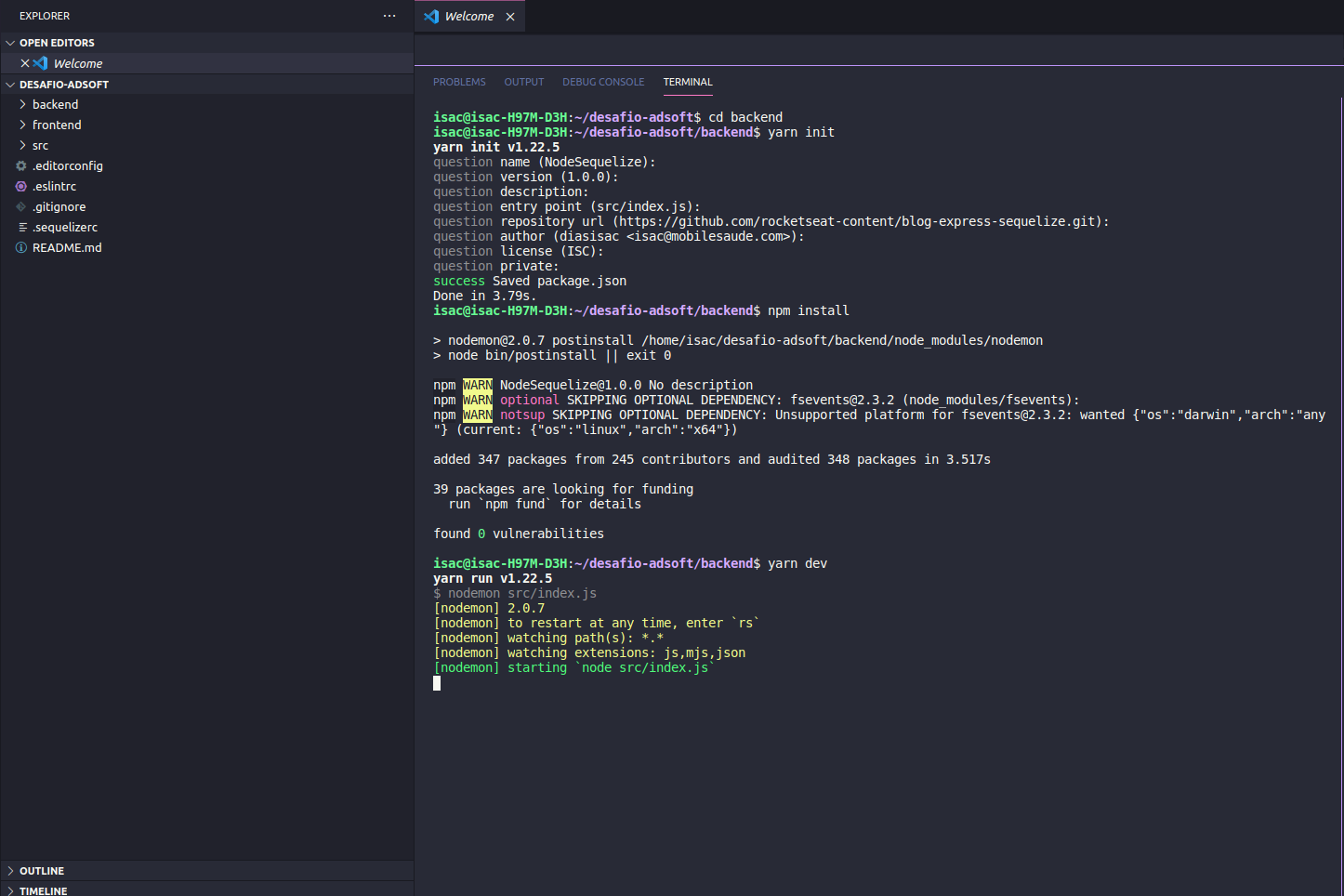 GitHub - diasisac/desafio-adsoft