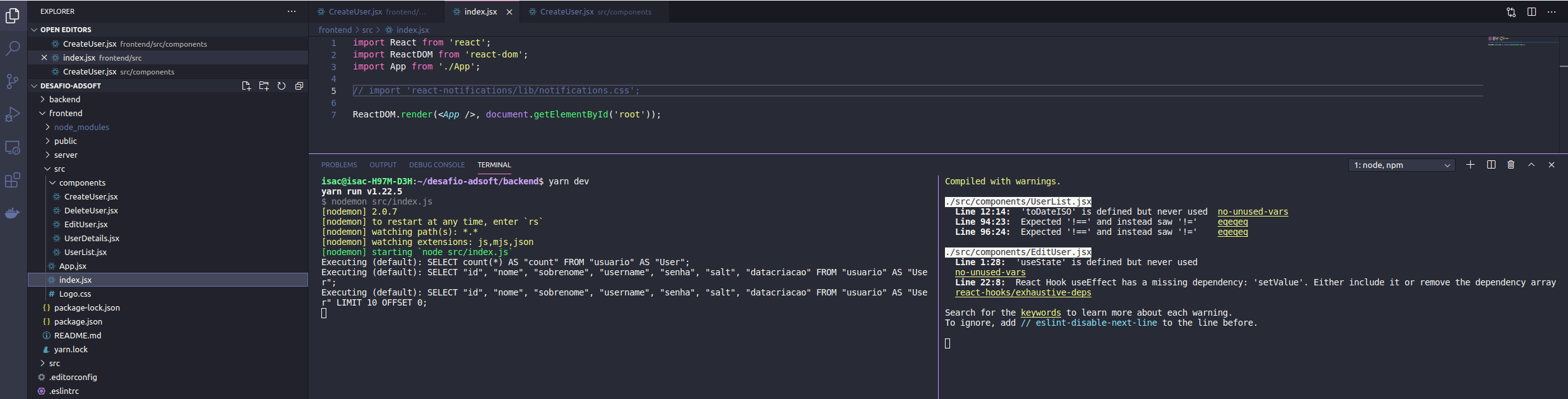GitHub - diasisac/desafio-adsoft