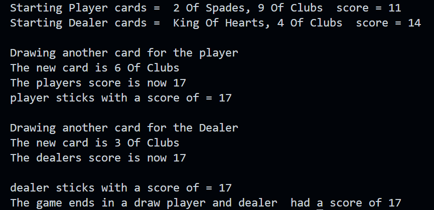 GitHub - ElliotCase/BlackJack-project