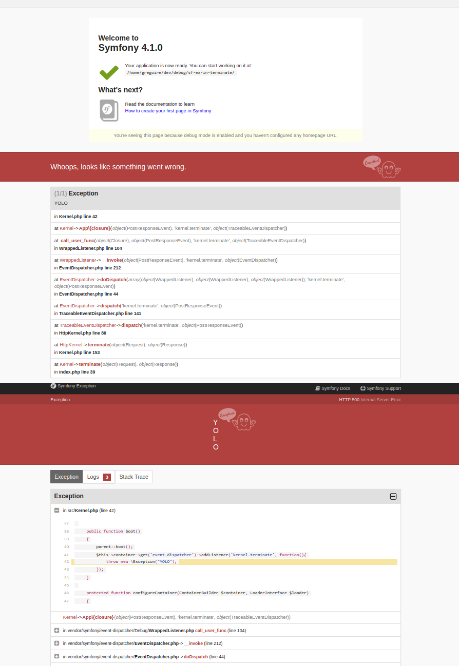 Exception In Kernelterminal Are Not Easy To Debug · Issue 27544 · Symfonysymfony · Github 0476