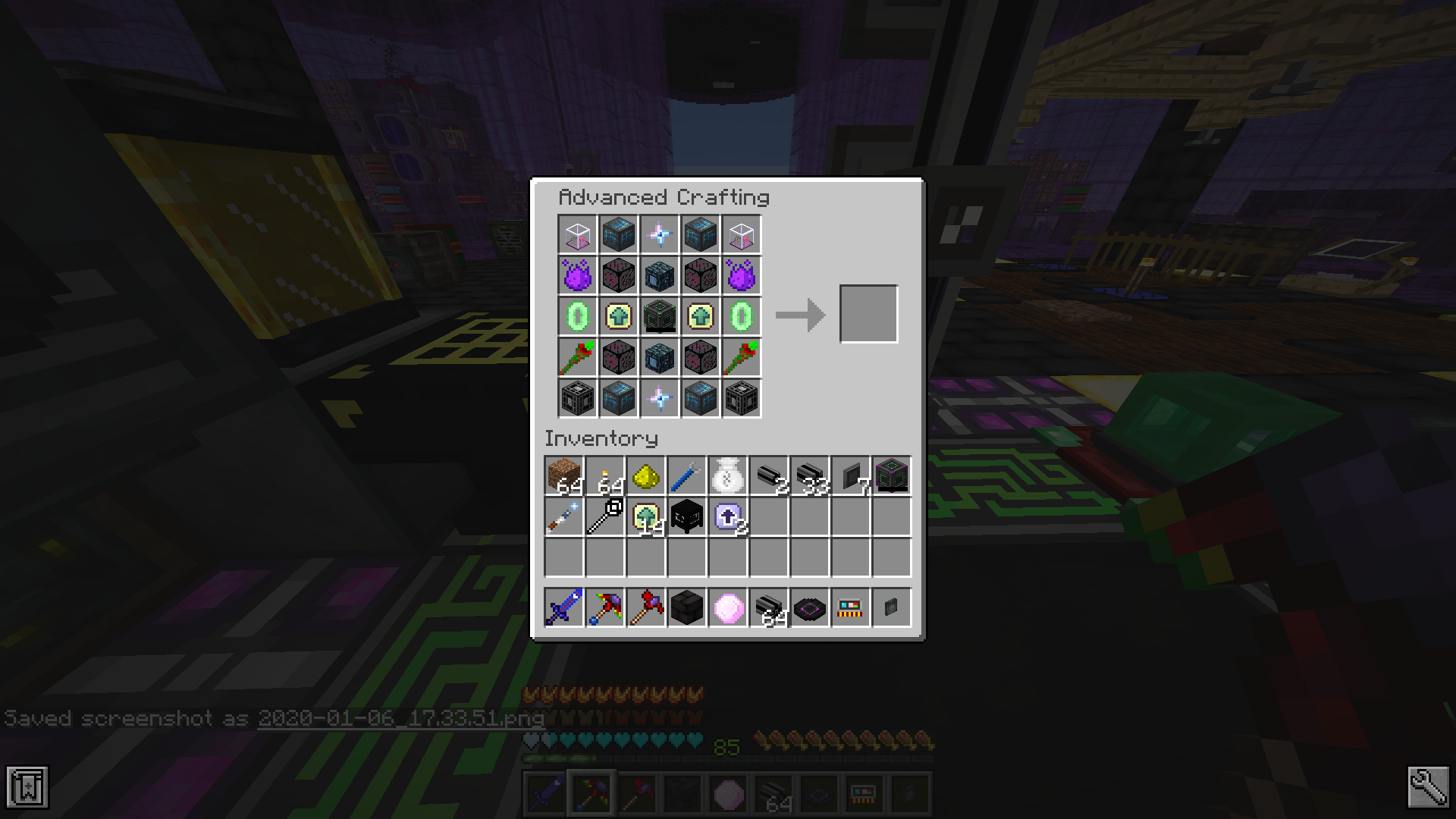 Extanded crafting, Imaginary time block not crafting · Issue #768 ...