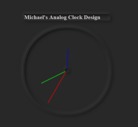 GitHub - NanoShark/Analog-Clock: real-time analog clock using HTML, CSS, and JavaScript