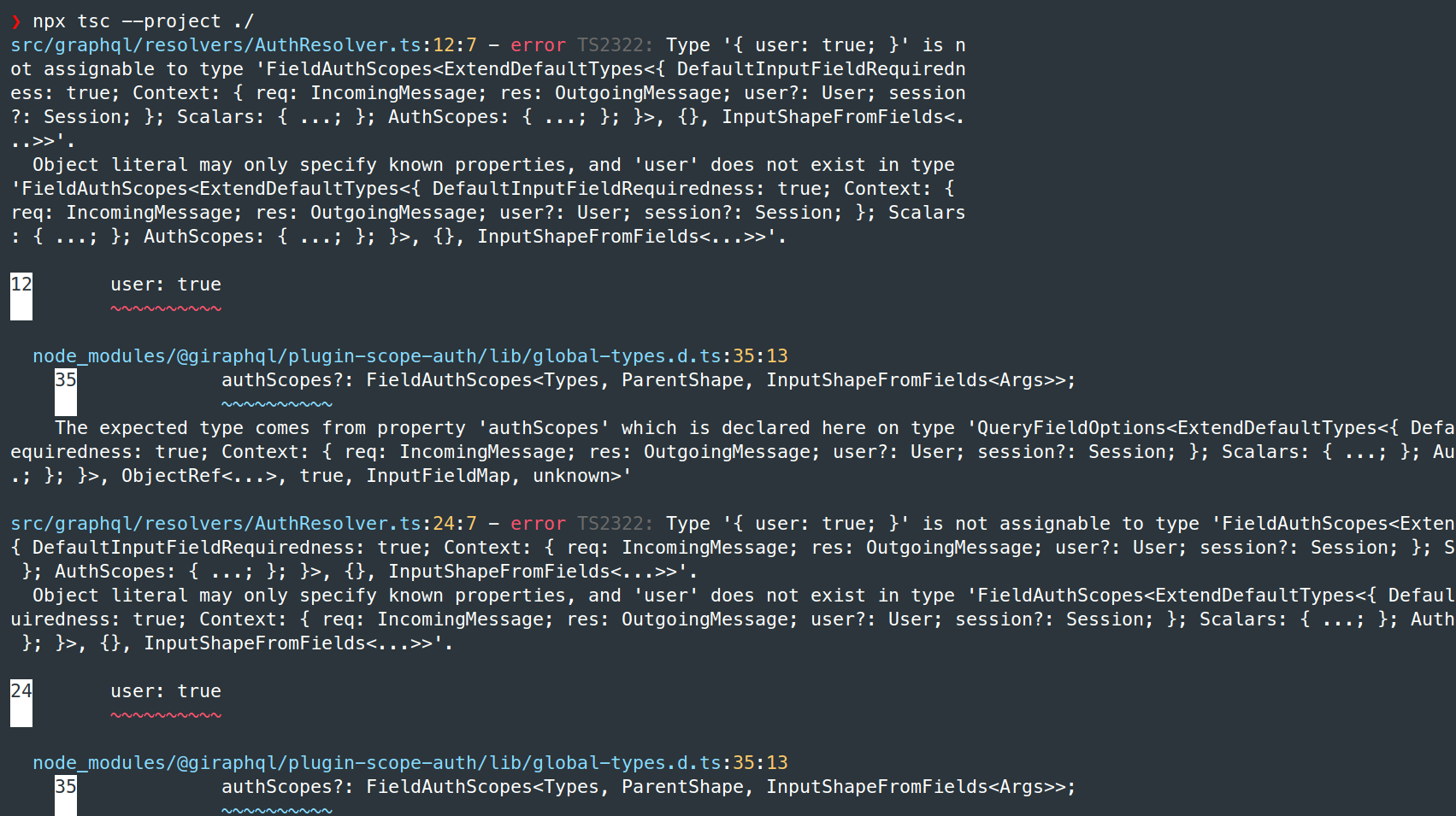Weird VsCode error with SimpleAuthPlugin · Issue #44 · hayes/pothos · GitHub