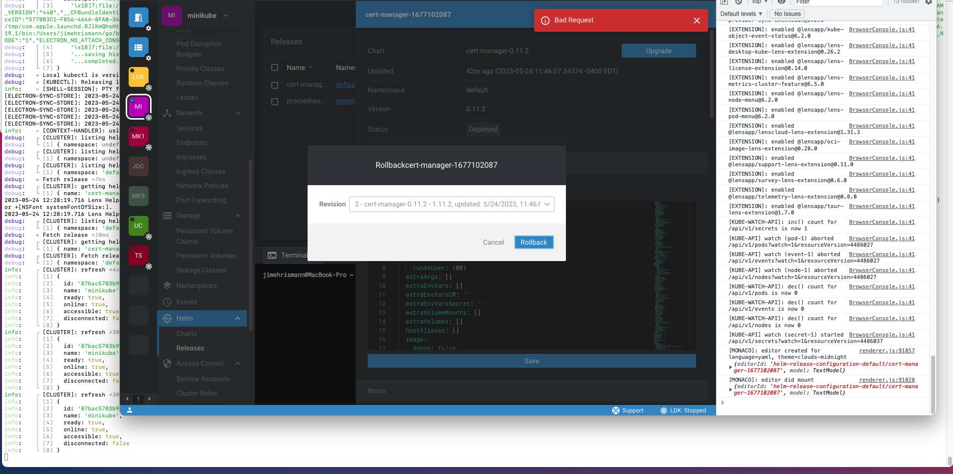 Helm Release Rollback Doesnt Work · Issue 7773 · Lensapplens · Github