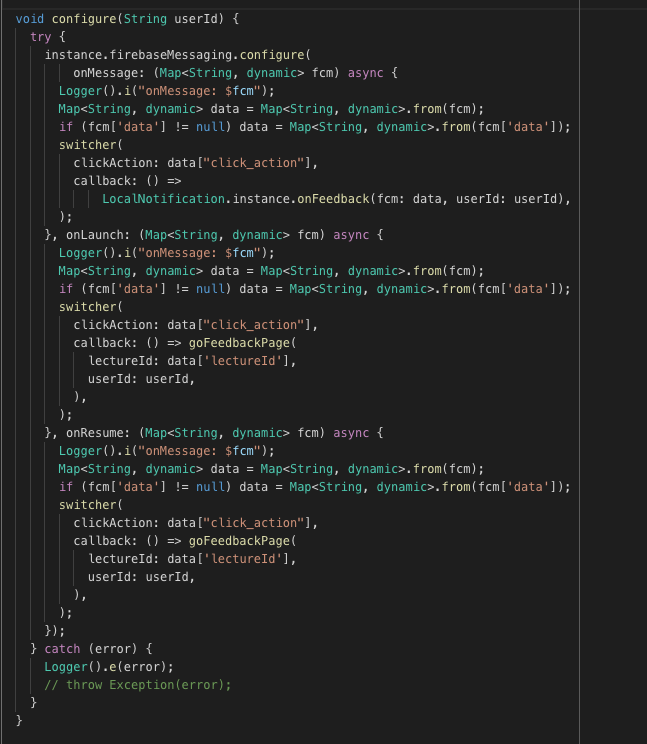 Firebasemessaging Fatal Failed To Find Callback · Issue 2552 · Firebaseflutterfire · Github