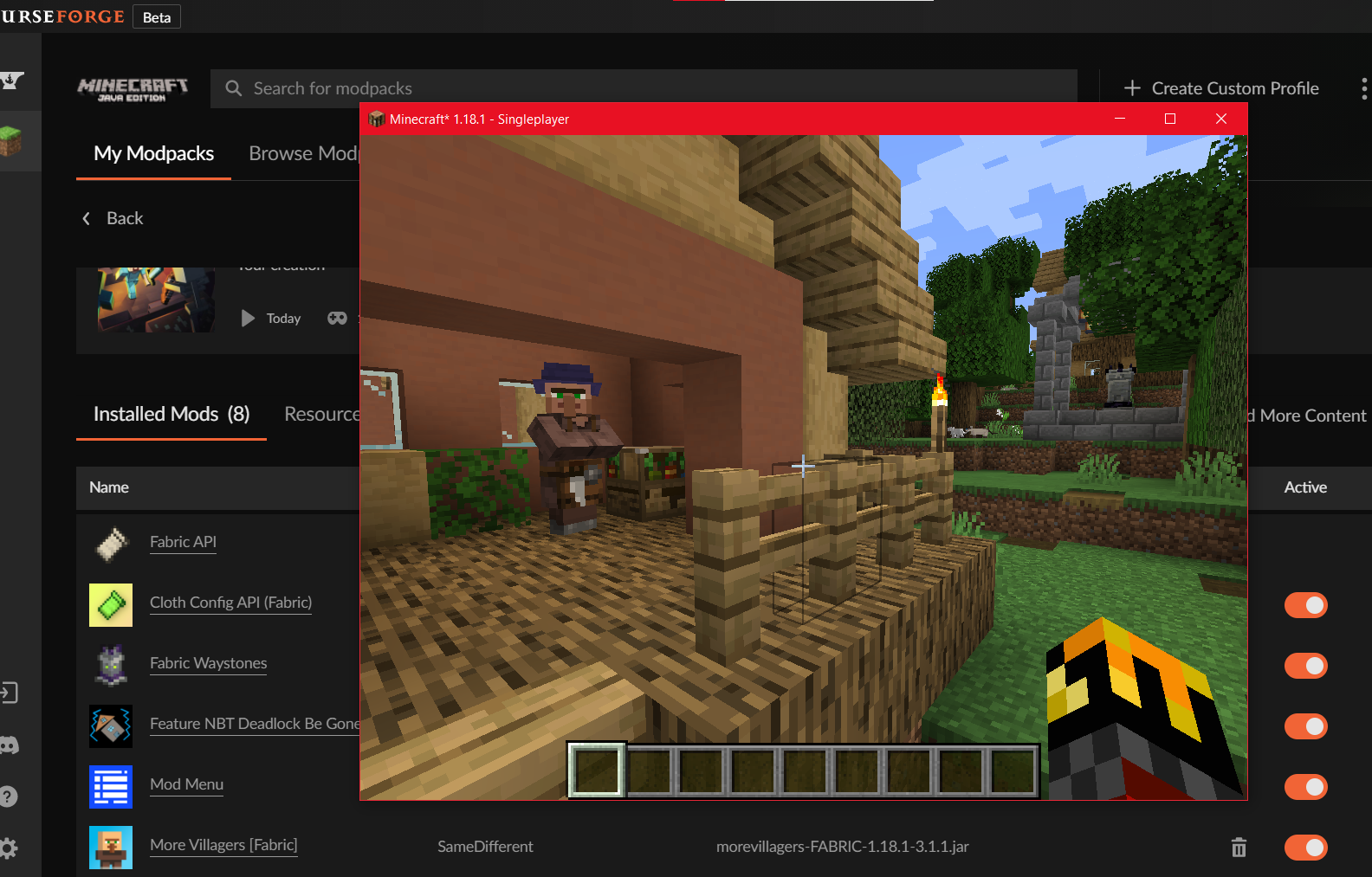 C2ME Repurposed Structure fails to generate structure with default ...