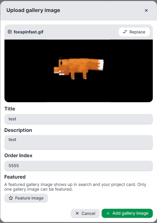 Double clicking or more the image submission button causes duplicate images in gallery · Issue ...