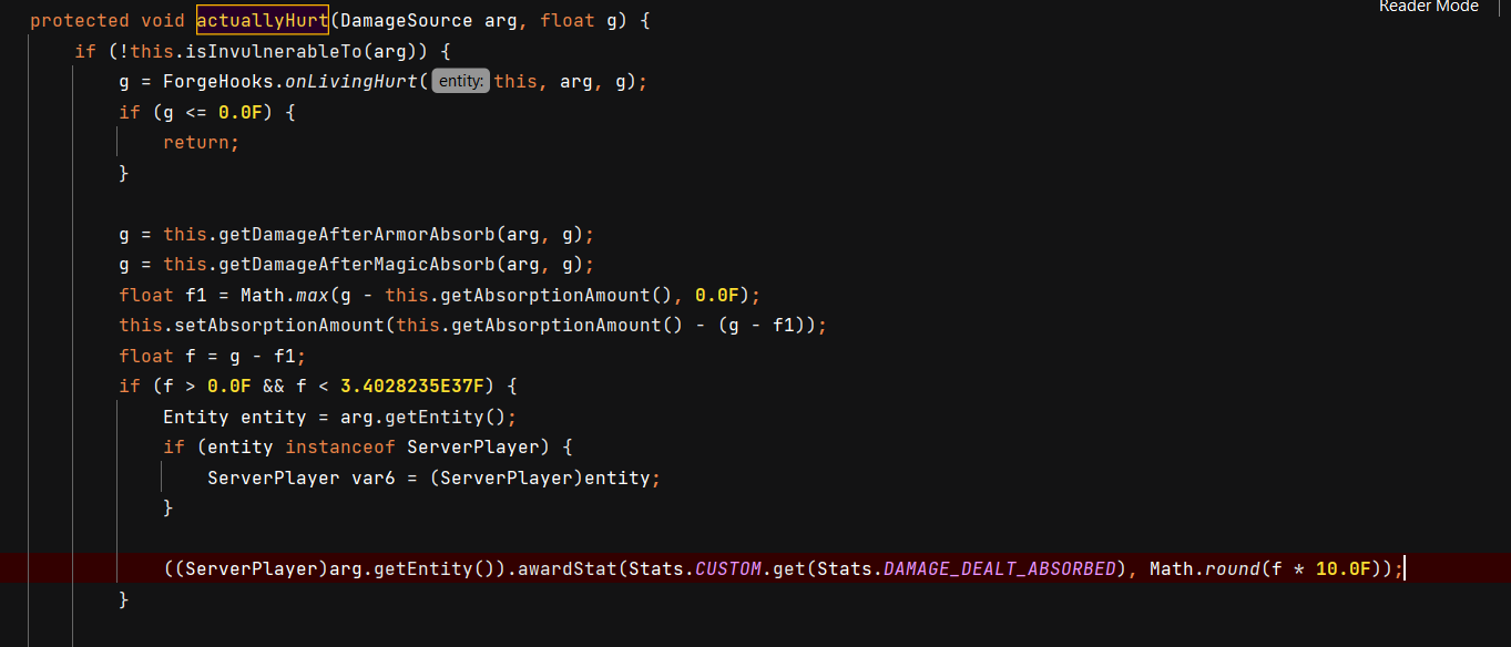 [1.19.4] Entities damaged by a damage source that isn't from a player will crash · Issue #9389 ...