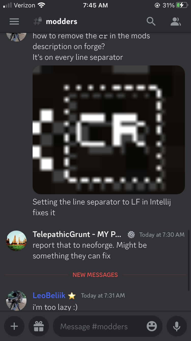 Mod description shows line ending char · Issue #104 · neoforged ...