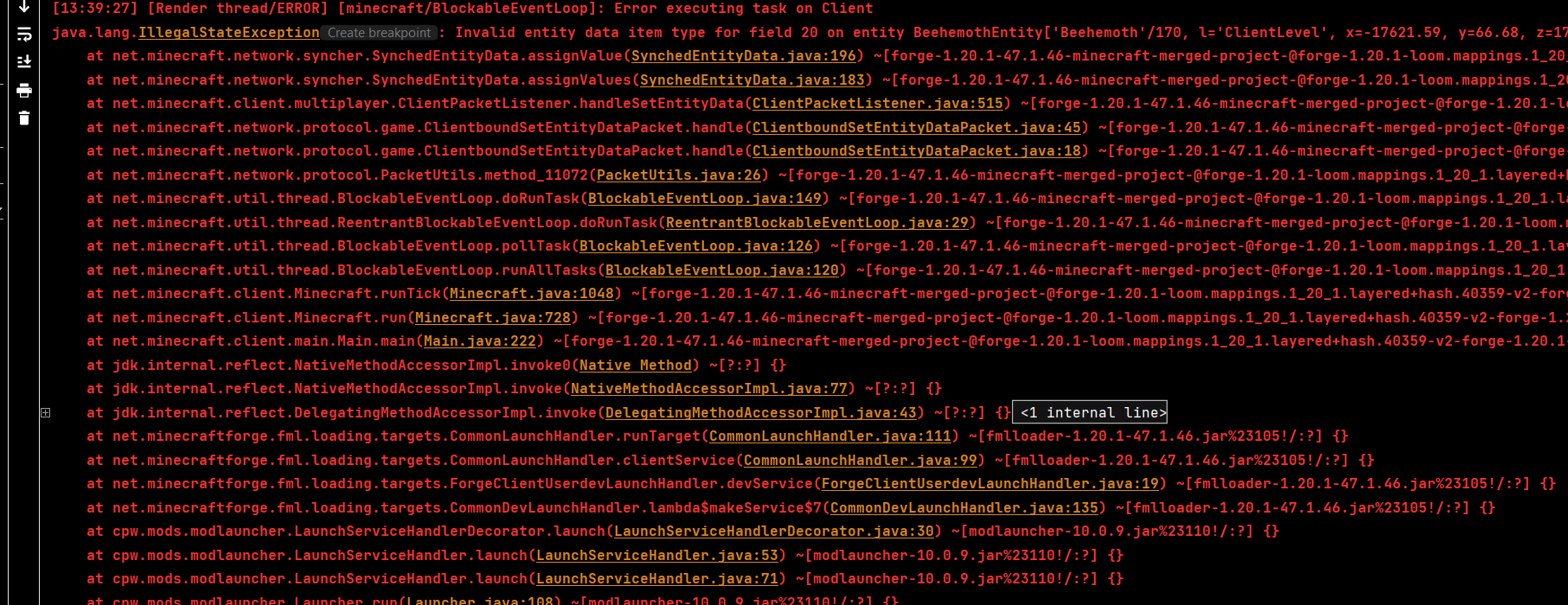 Warn/log modders in console when detecting new data accessors attached to vanilla mobs are done ...