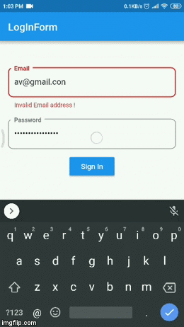 GitHub - ankitvashisht12/Login-Screen-flutter: Login Screen Validation form in flutter