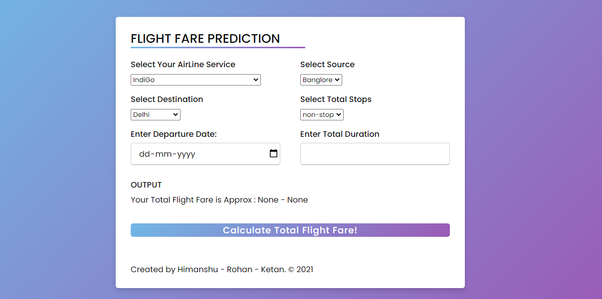 GitHub - ketangangal/FlightFareEstimatorProject