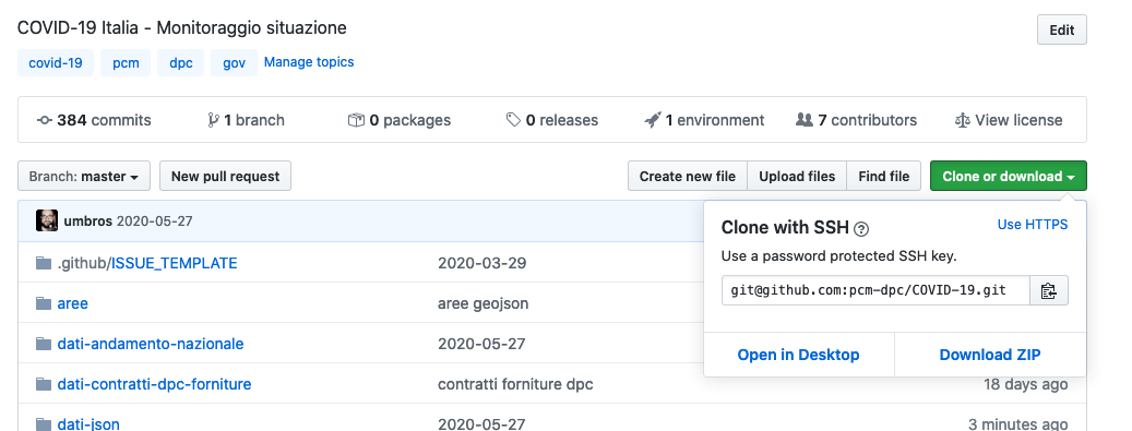 Excel · Issue #663 · pcm-dpc/COVID-19 · GitHub