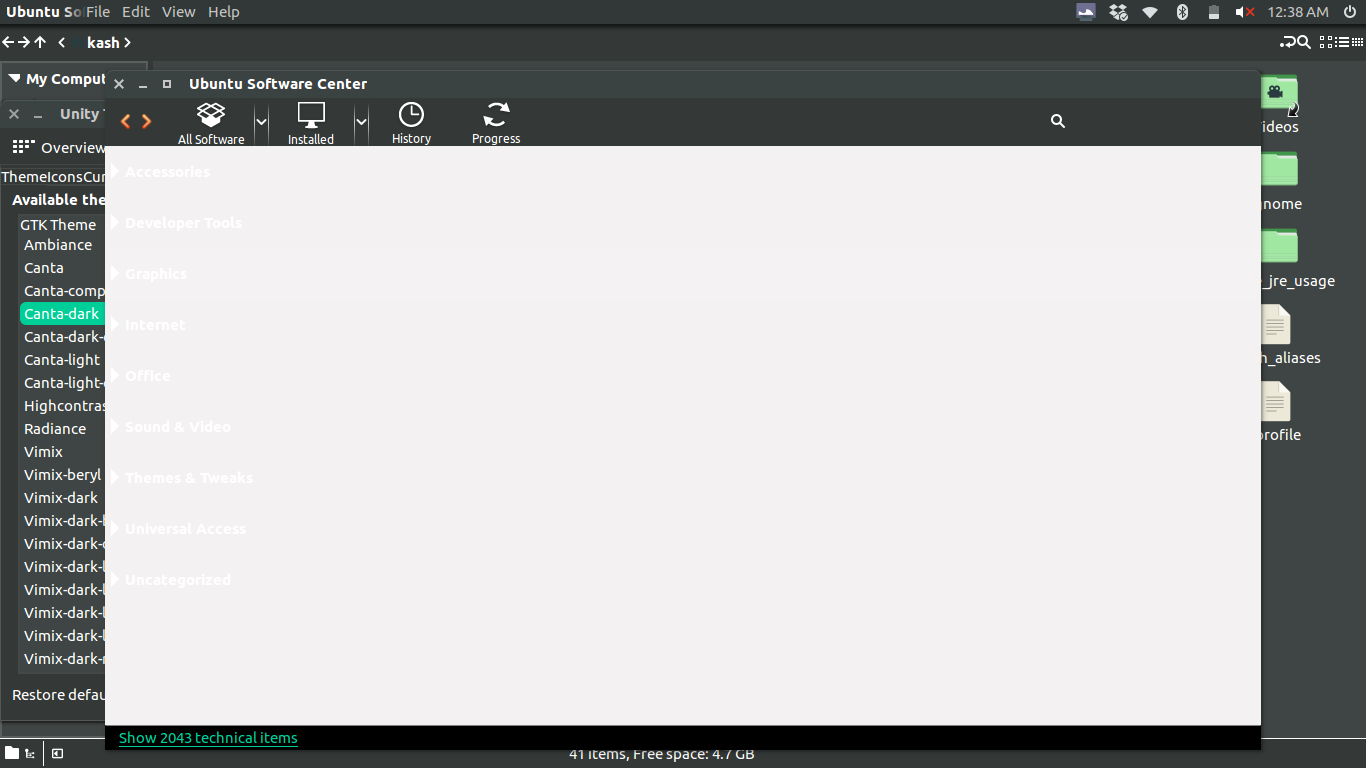 Spacing in menu · Issue #16 · vinceliuice/Canta-theme · GitHub