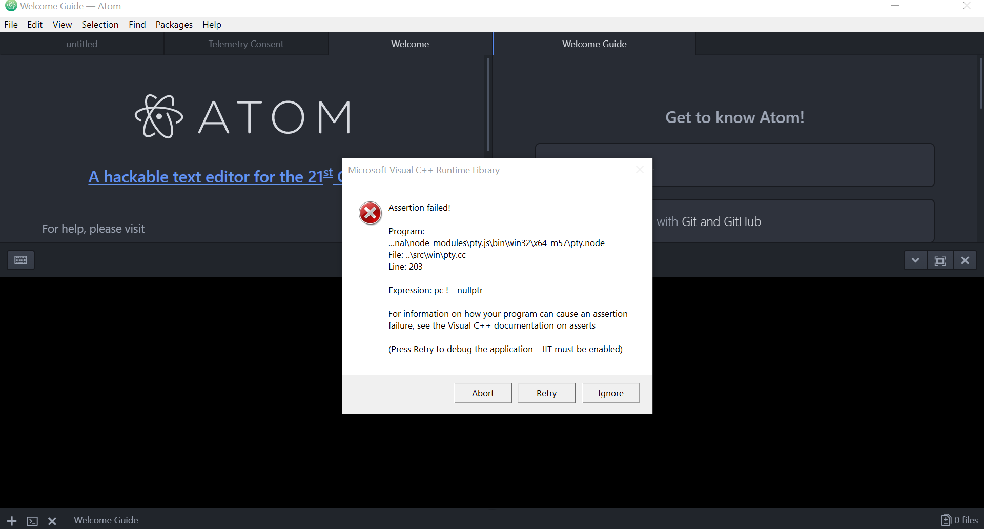 Assertion failed · Issue #623 · platformio/platformio-atom-ide-terminal · GitHub