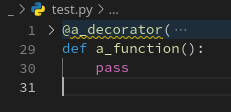 Python function decorator not collased properly when multiline string is in the arguments ...